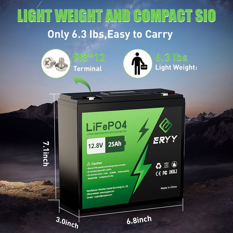 ERYY BATTERY丨LiFePO4丨Professional lithium iron phosphate battery