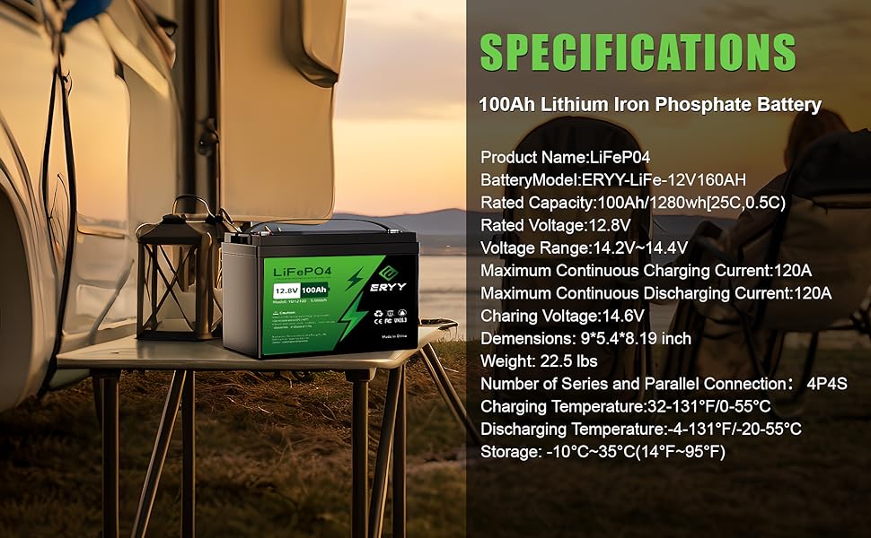 ERYY BATTERY丨LiFePO4丨Professional lithium iron phosphate battery